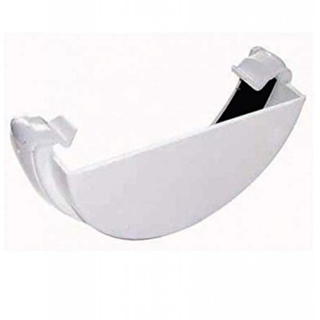 White Round Down Pipe Clips