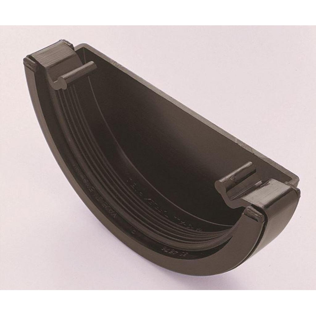 Brown Round Gutter Stop End