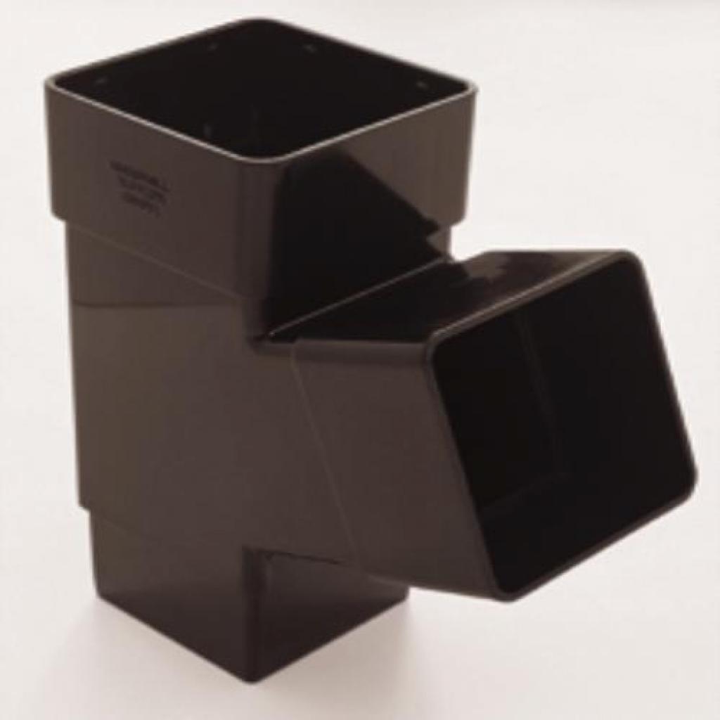 Black Square Gutter Stop End