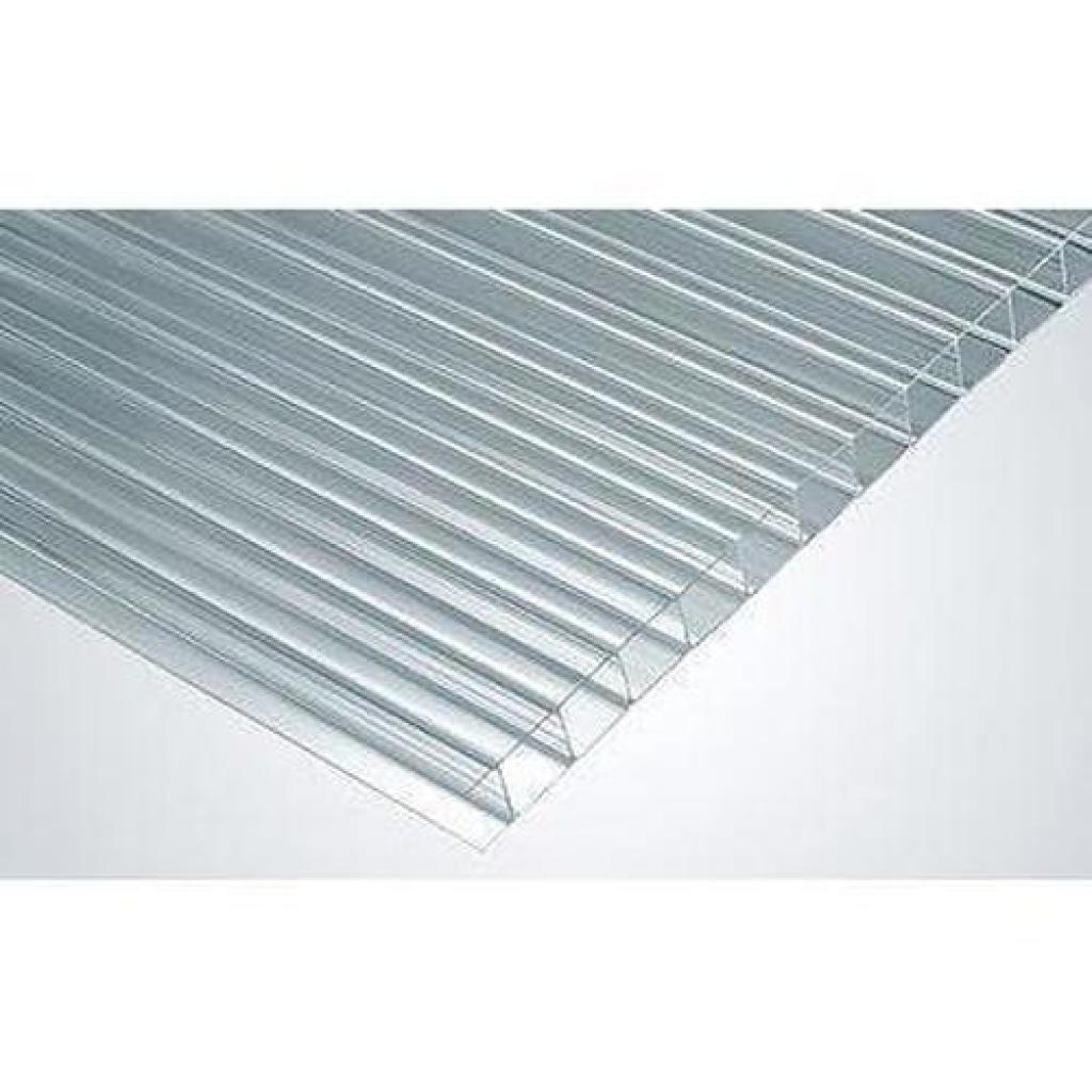 10mm Clear Twinwall Polycarbonate Sheet 700mm Roofing