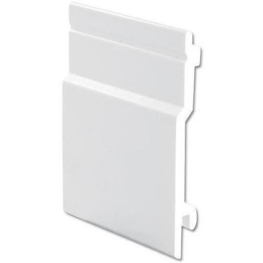 100mm White Open V External Cladding - Exterior Cladding UPVC