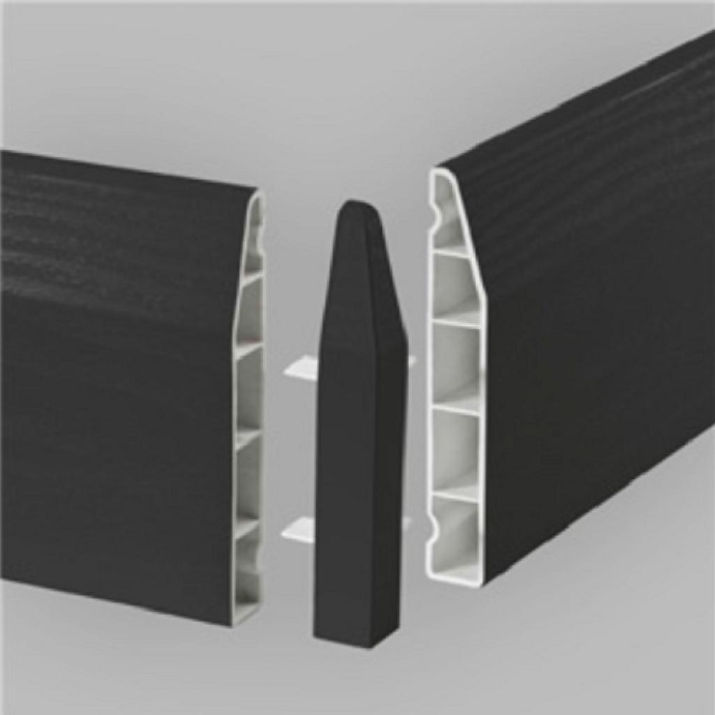 150mm Anthracite UPVC Skirting Board - 5m Chamfered