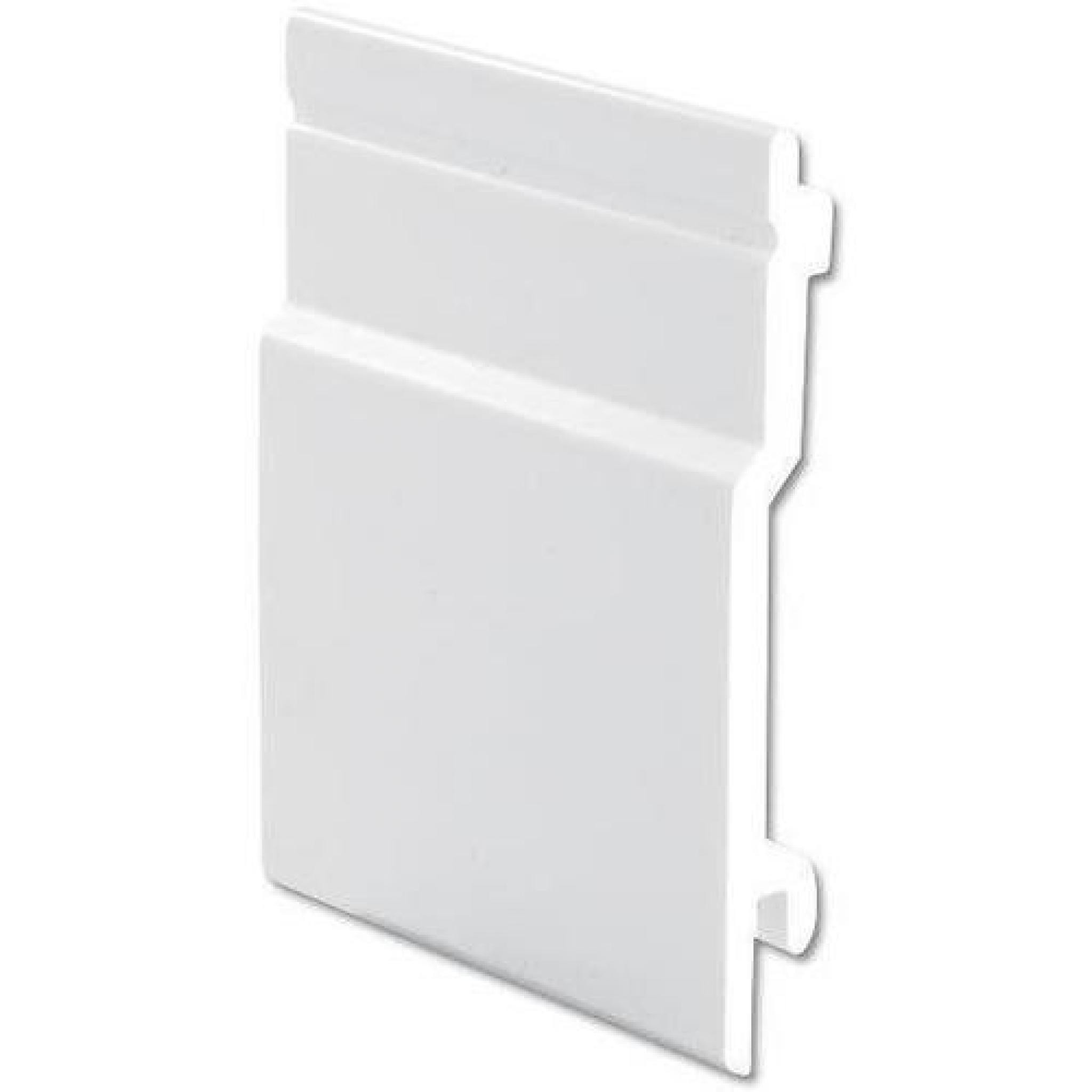 100mm White Open V External Cladding - Exterior Cladding UPVC