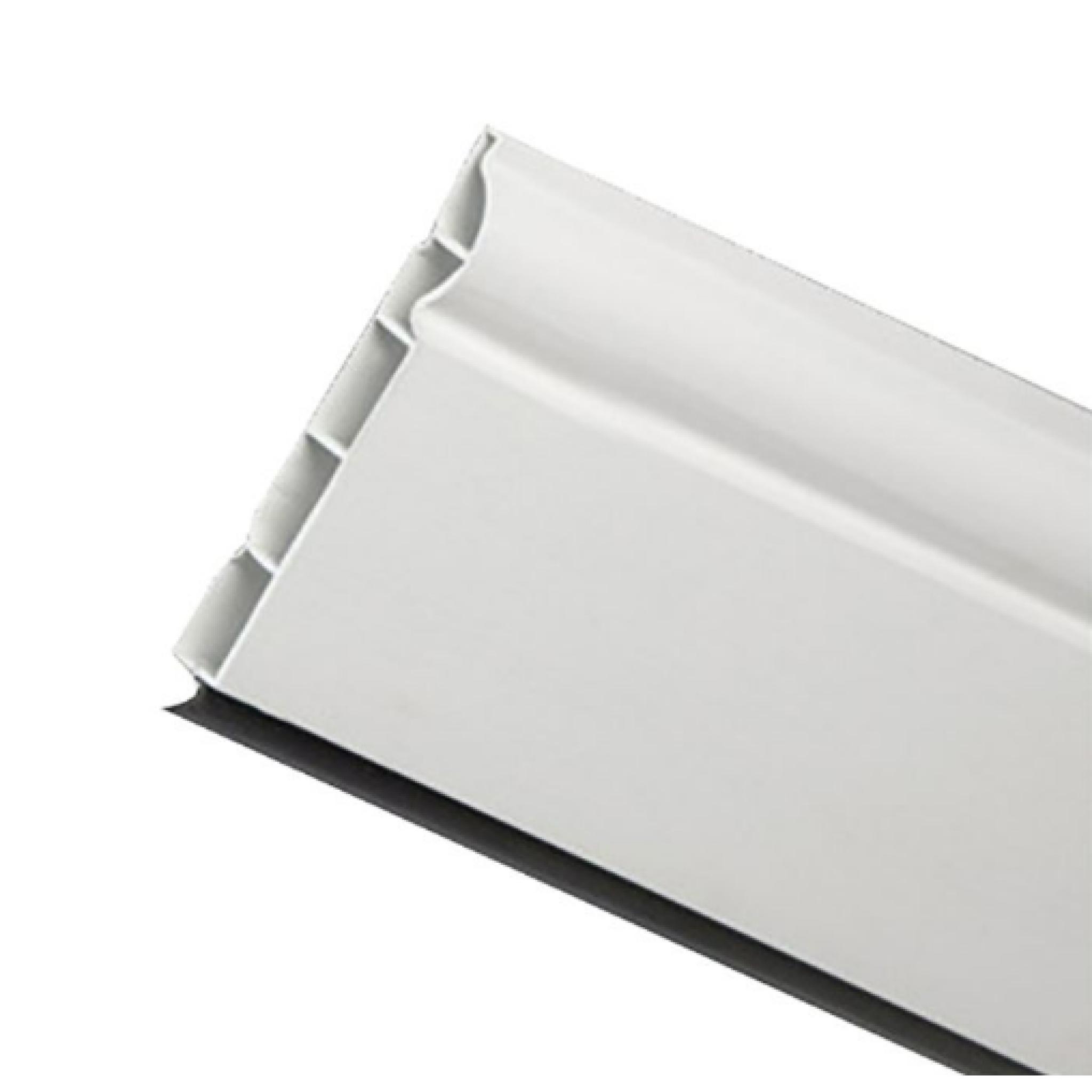 100mm White UPVC Skirting Board - White Torus