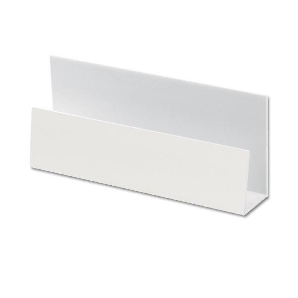 Foiled White uPVC 2 Part Corner Shiplap Cladding Trim