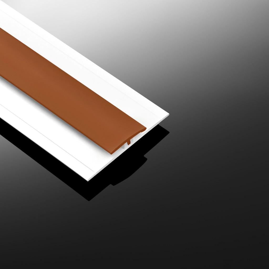 Orange Gloss Wall Cladding Two Part H-Section