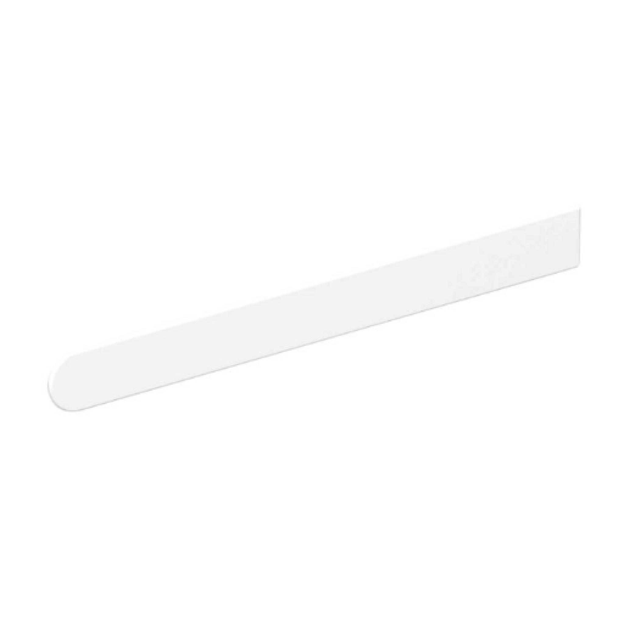 Long Bullnose White Window Sill End Caps